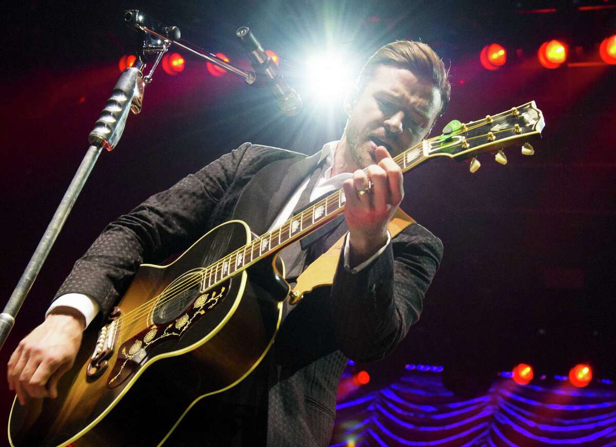 Justin Timberlake performs at the AT&T