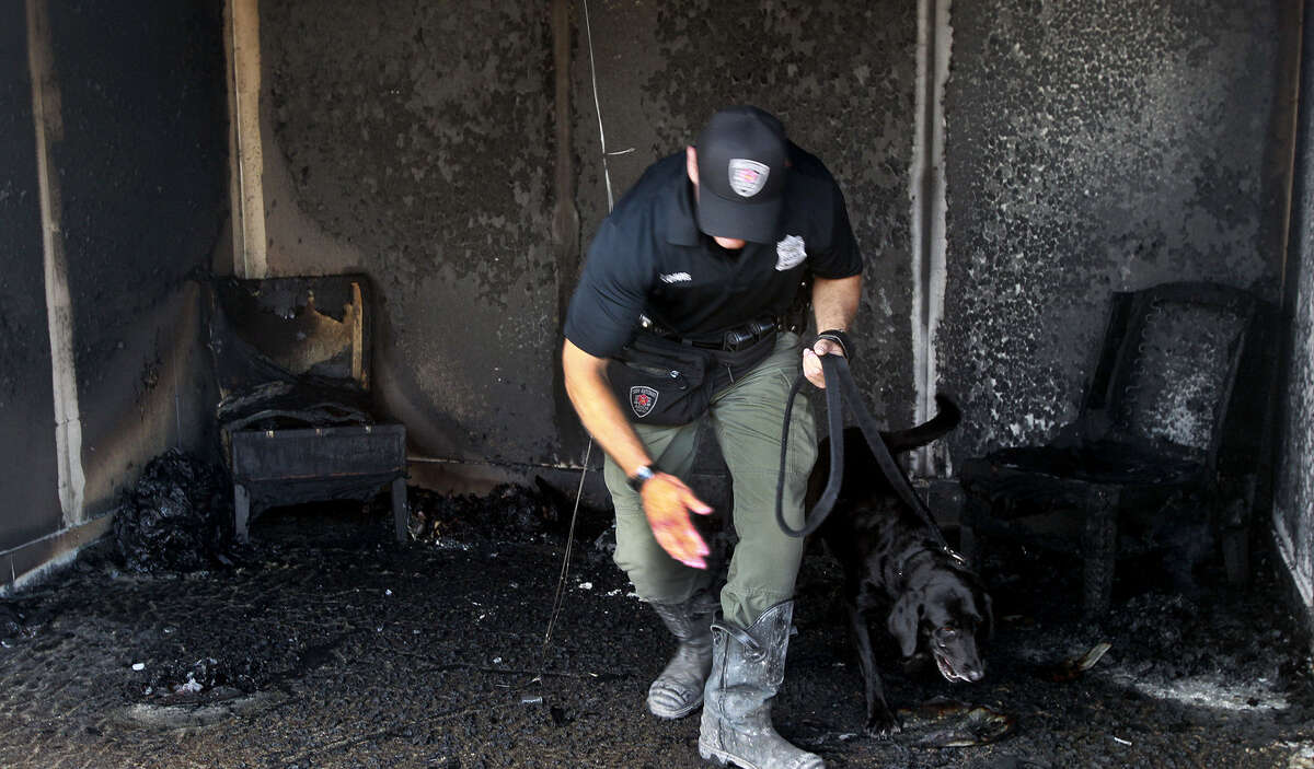Rooms set ablaze for special arson training