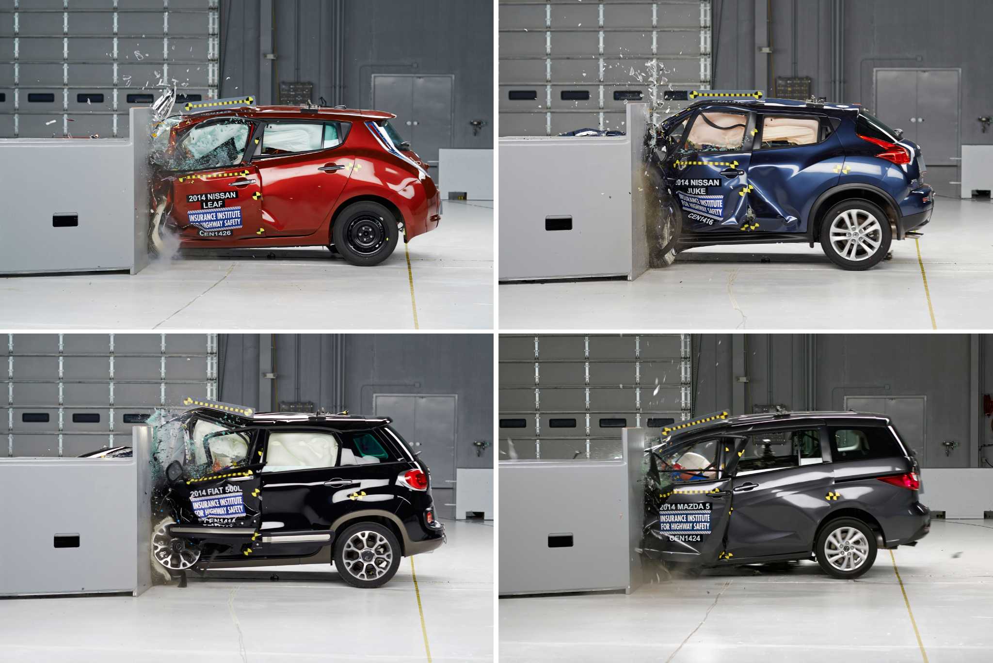 Small cars fare poorly in crash tests