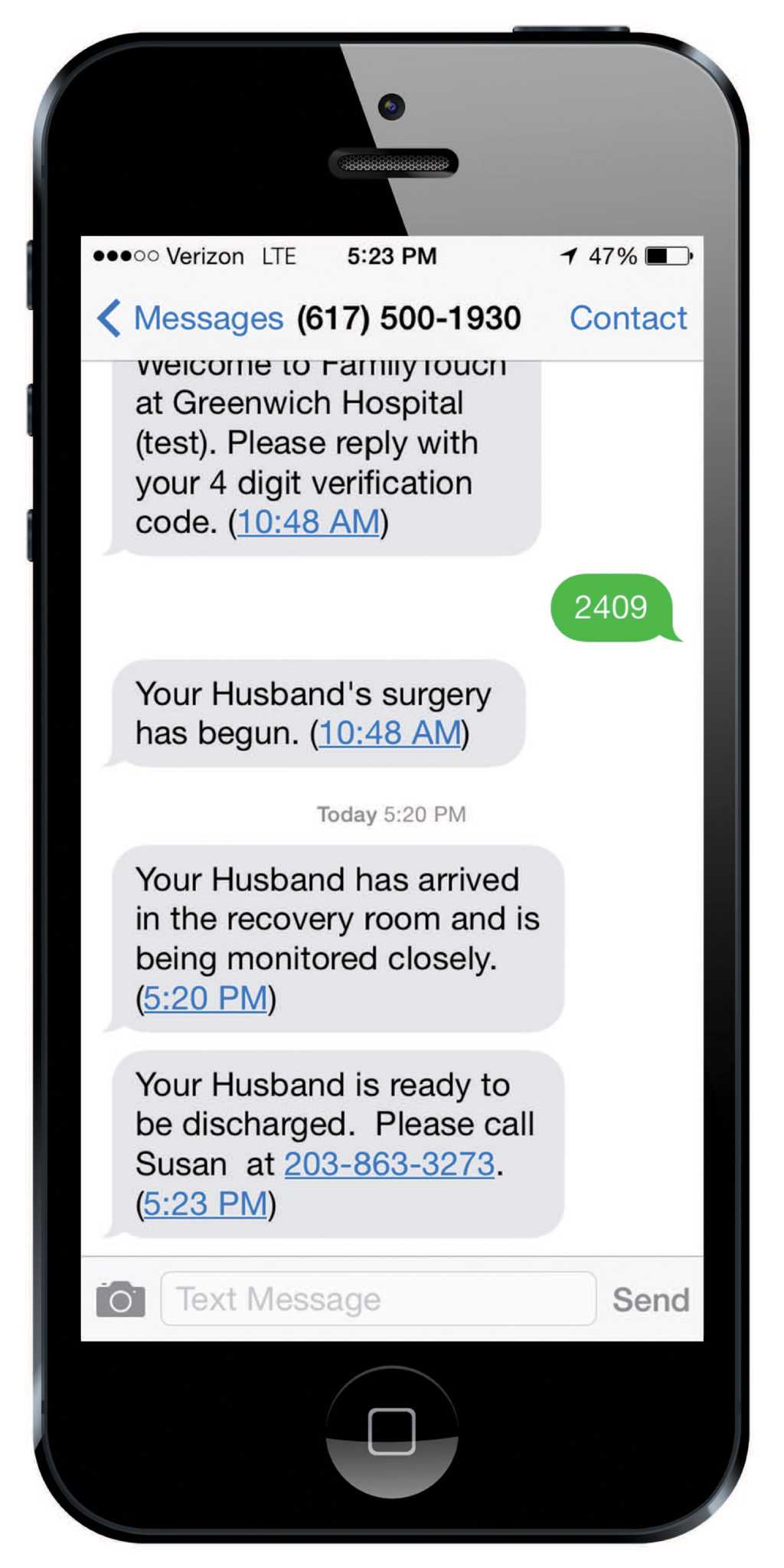 Hospital offers patient updates at your fingertips