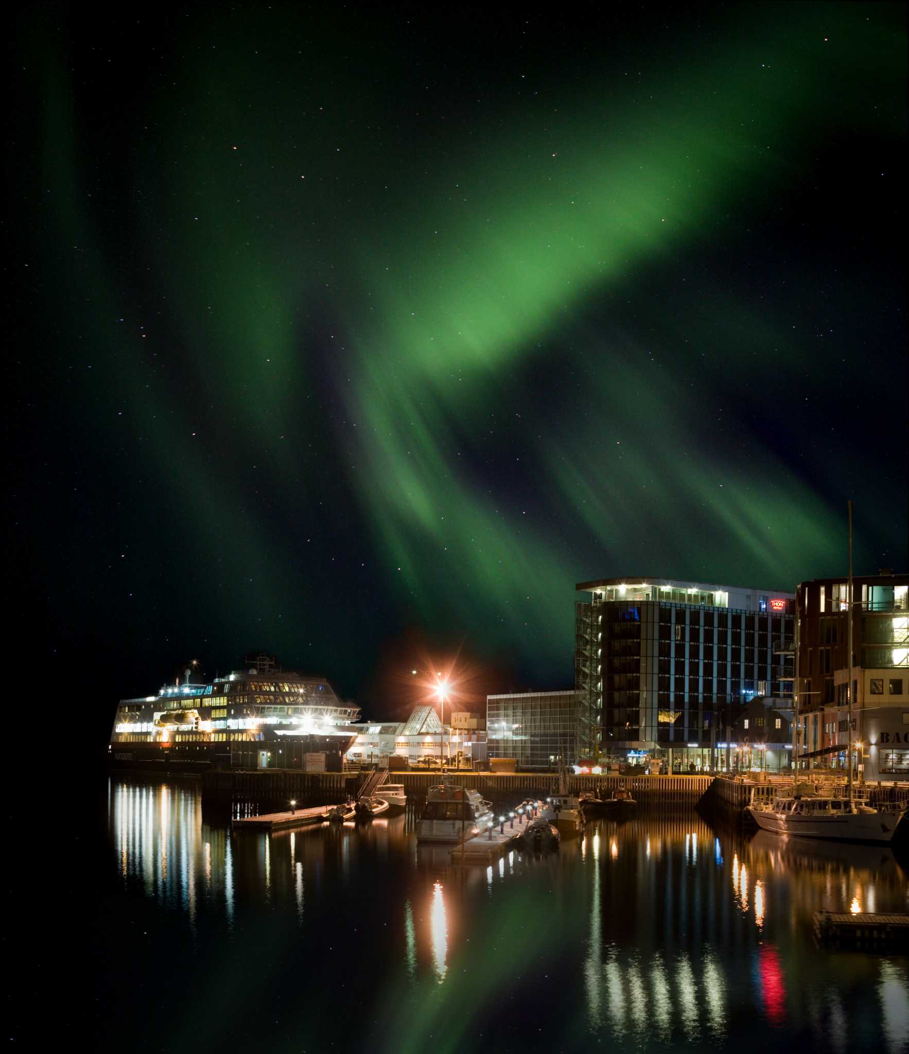 Chasing the Northern Lights at sea in Norway