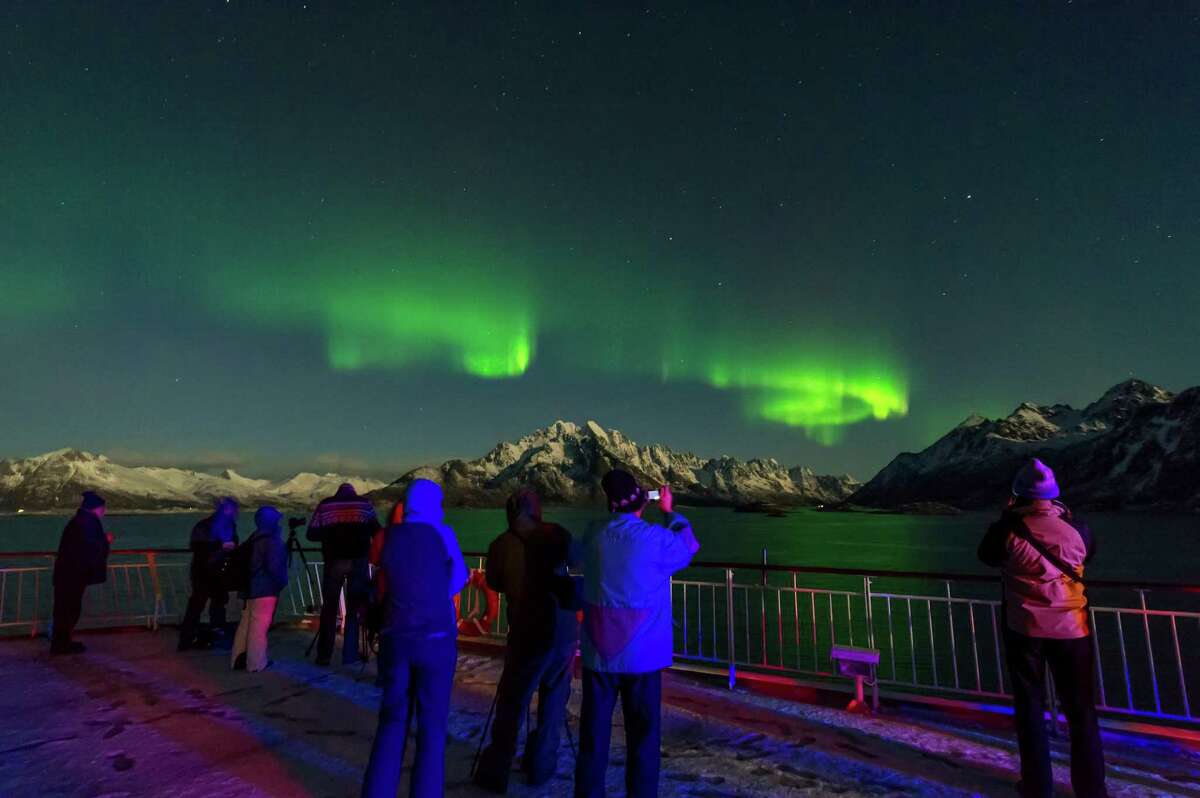 Chasing the Northern Lights at sea in Norway