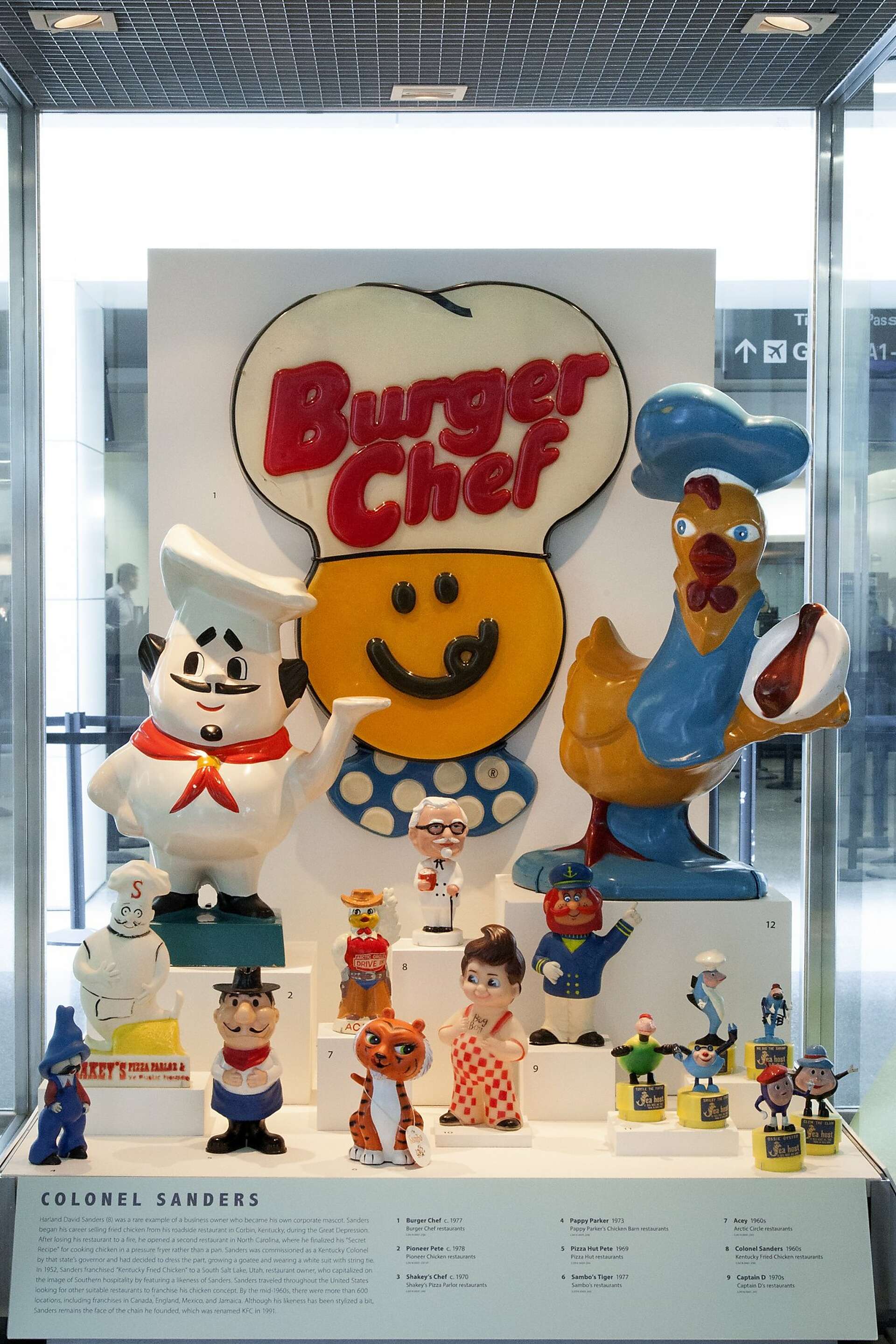 'A World of Characters': TV ad icons show at SFO Museum