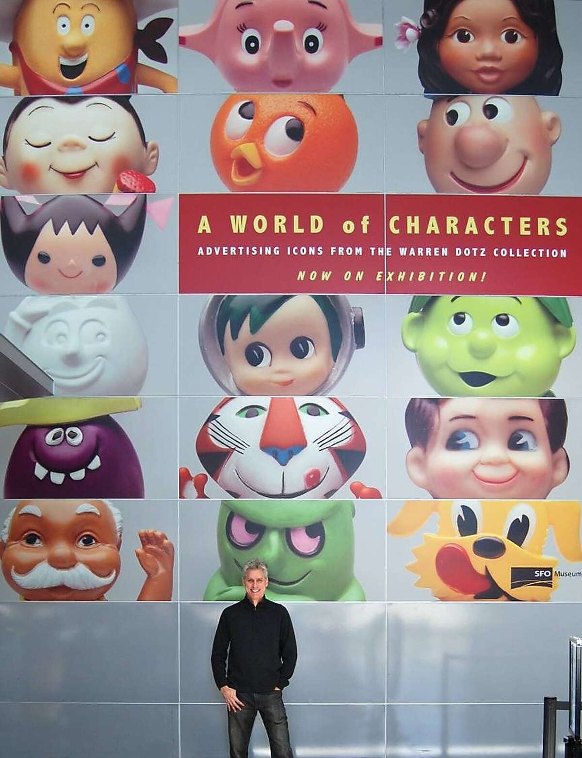 'A World of Characters': TV ad icons show at SFO Museum