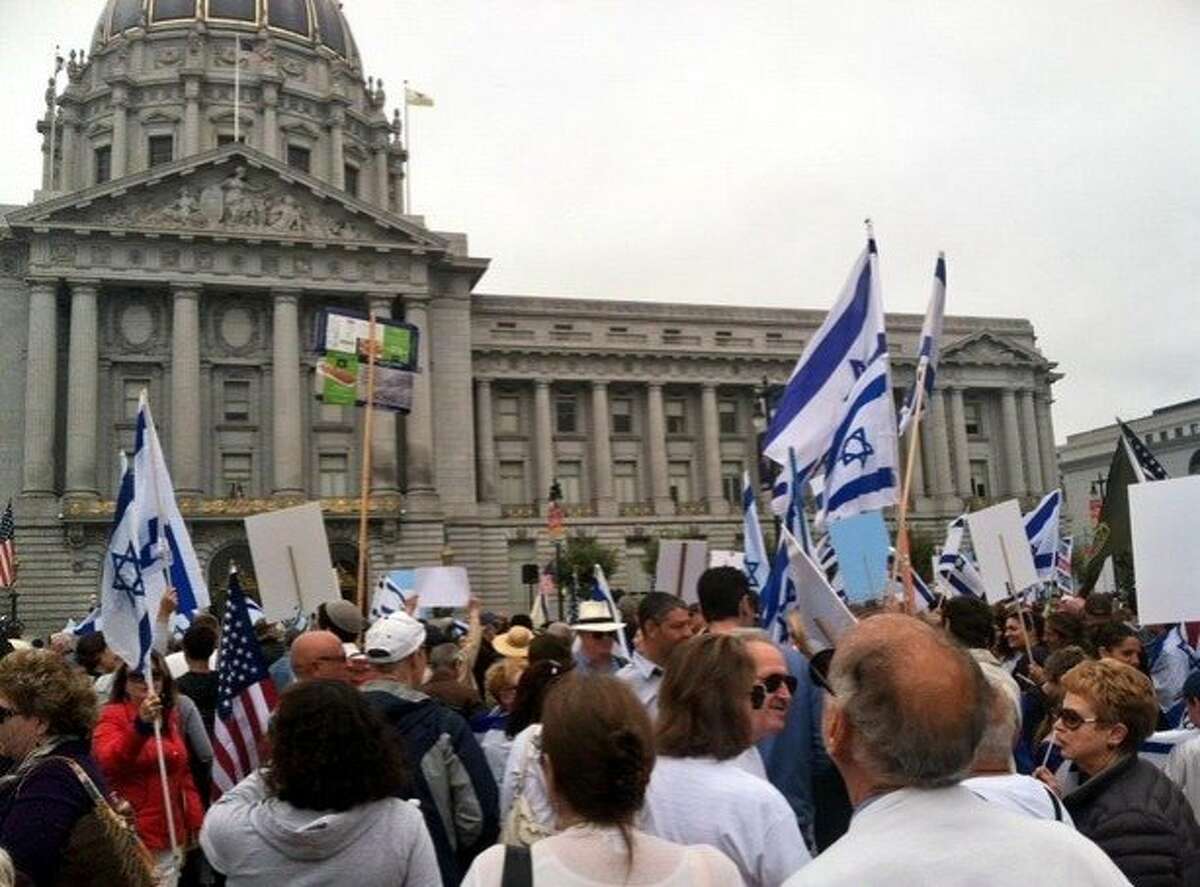 Marchers gather to support Israel at S.F. rally
