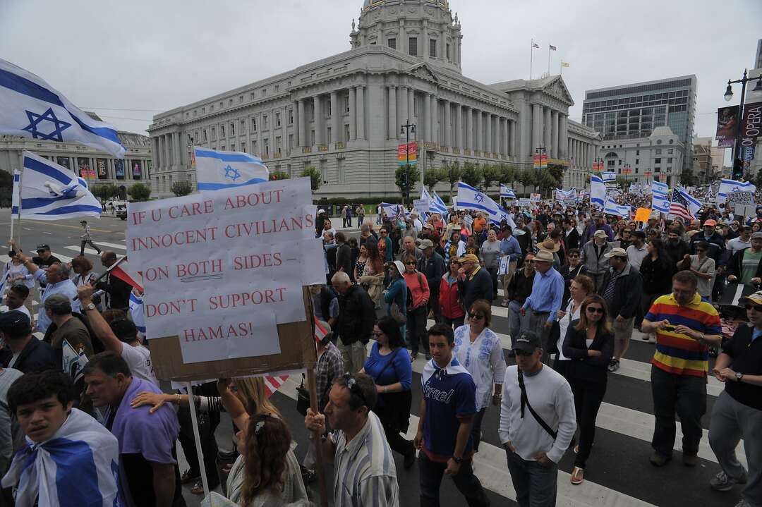 Marchers gather to support Israel at S.F. rally