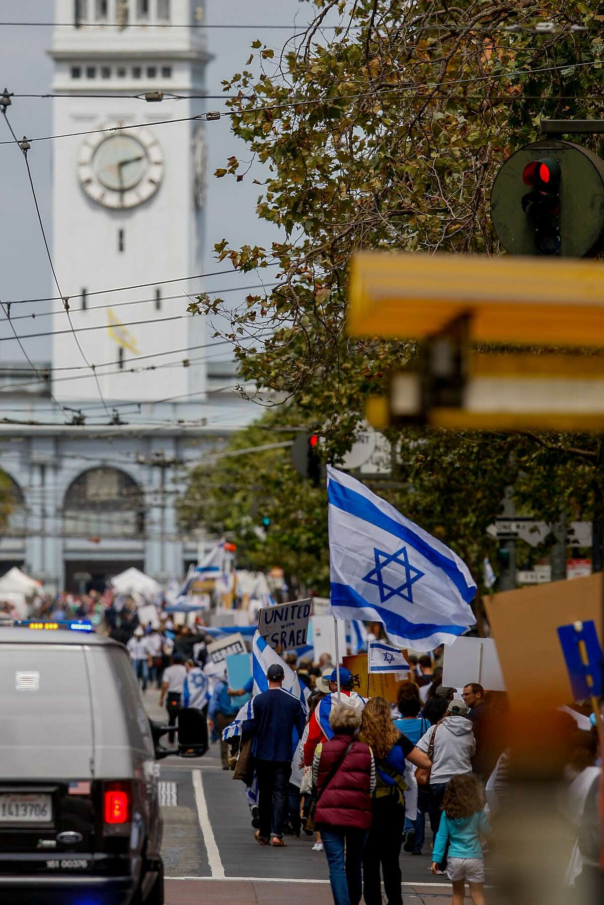 Marchers gather to support Israel at S.F. rally