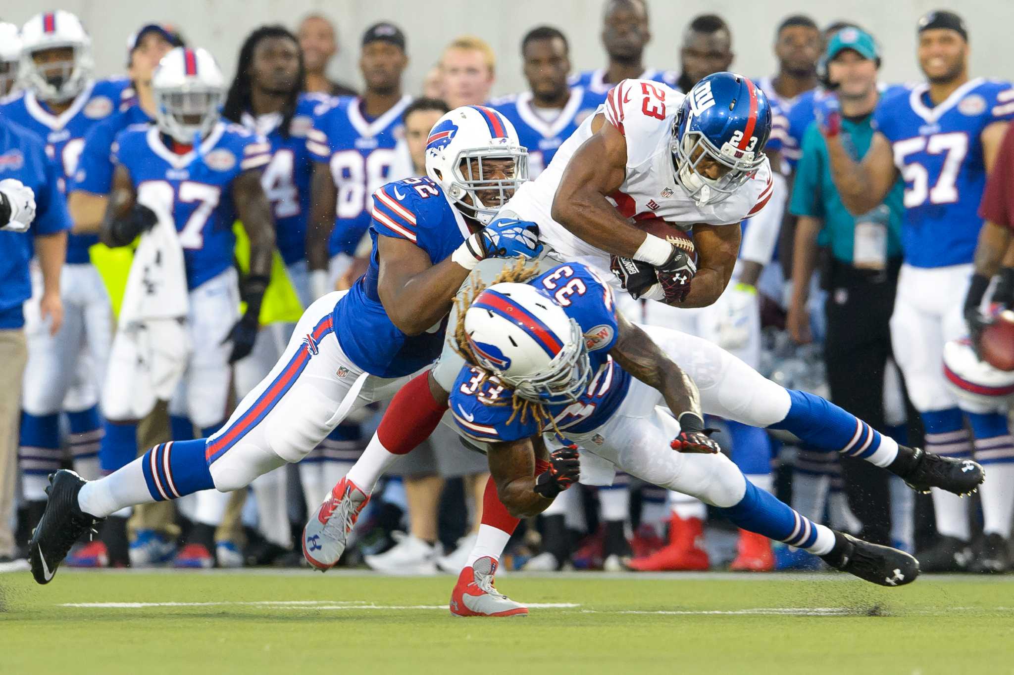 Giants rally to win Hall of Fame Game