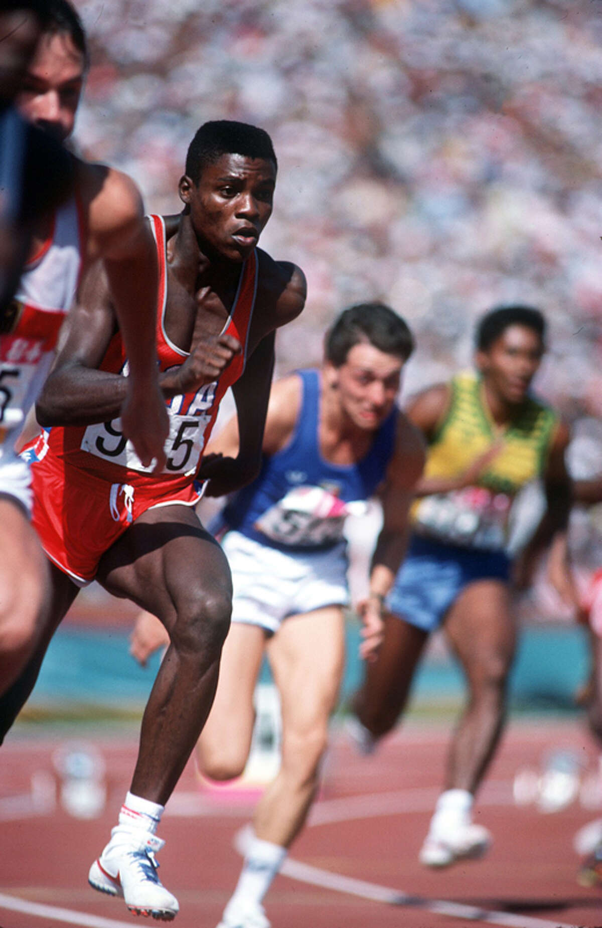 Carl Lewis donating Olympic medals to new Smithsonian museum