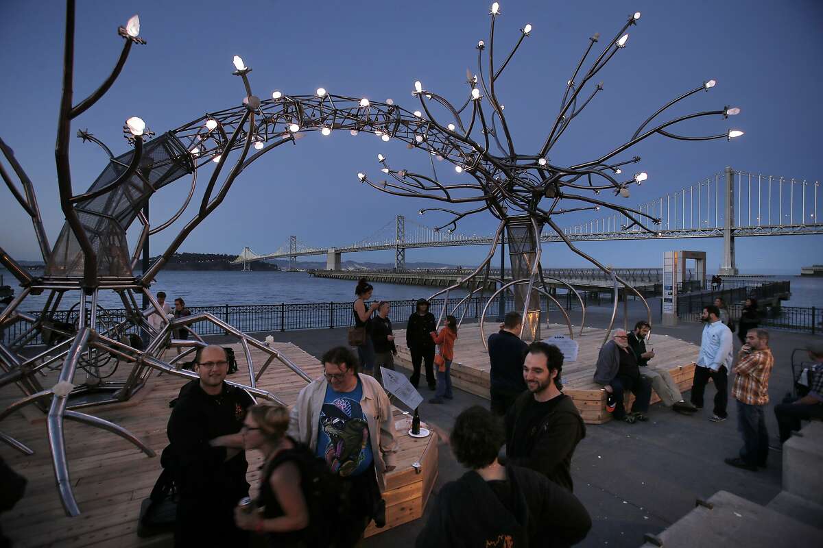 Public helps Flaming Lotus Girls' sculptures come to life