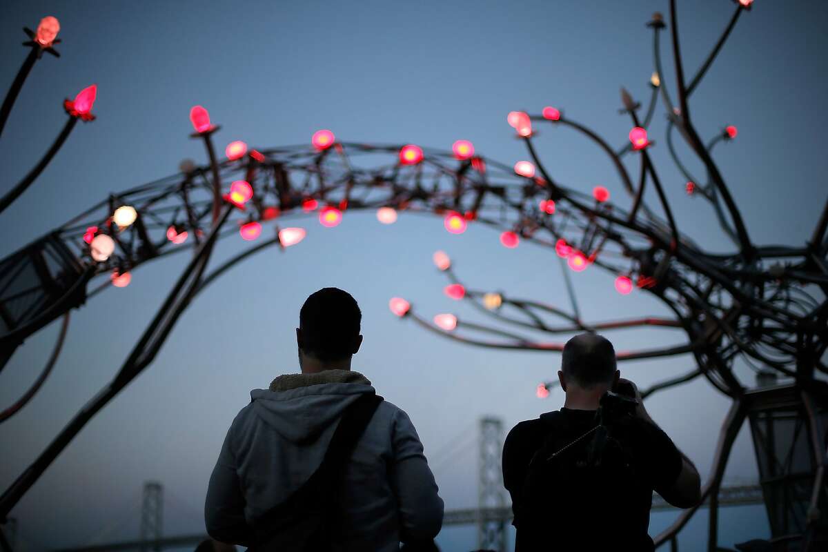 Public helps Flaming Lotus Girls' sculptures come to life