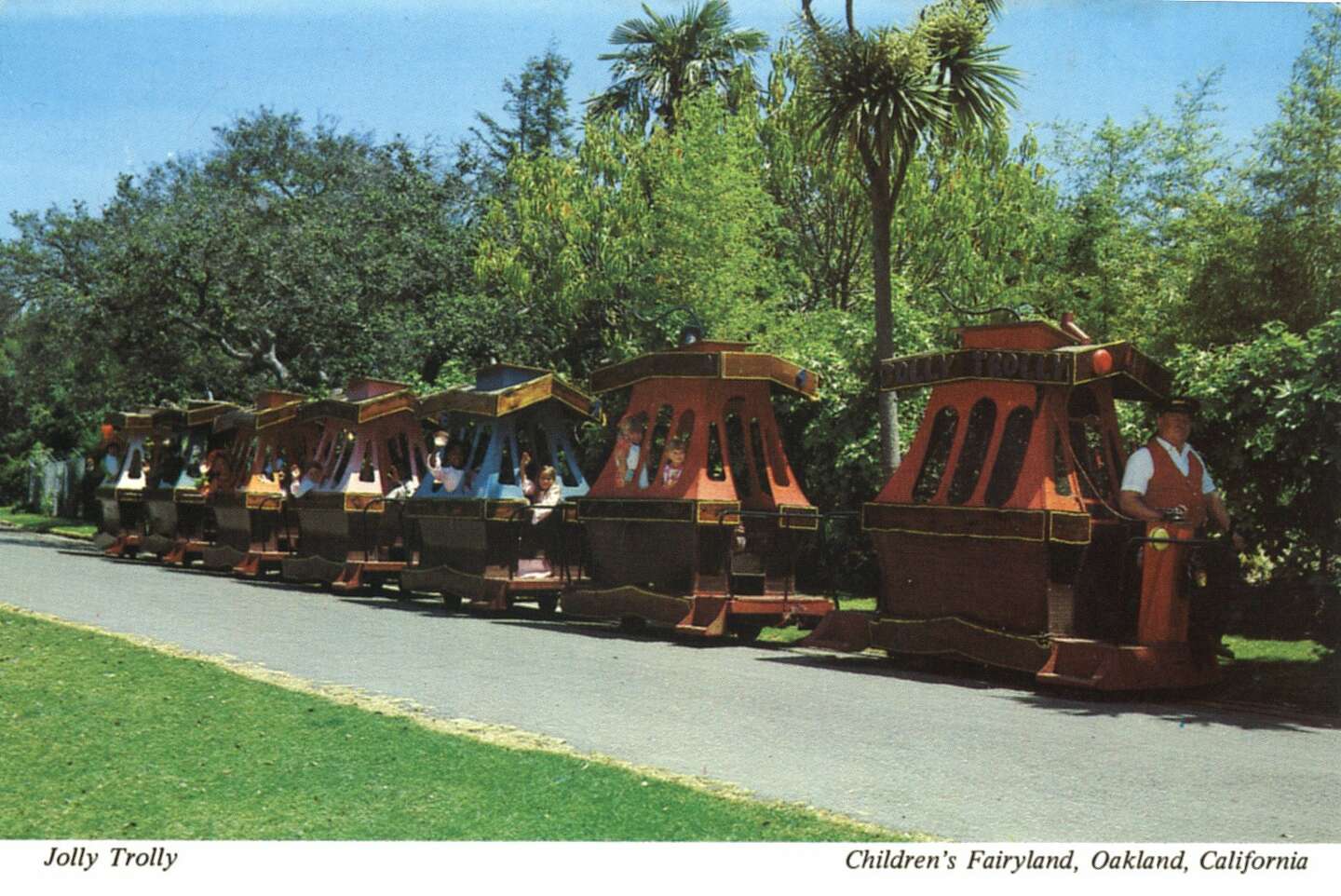 Decades of miles and smiles for Fairyland's Jolly Trolly