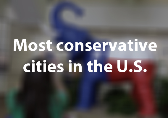 Study finds America's most conservative, liberal cities