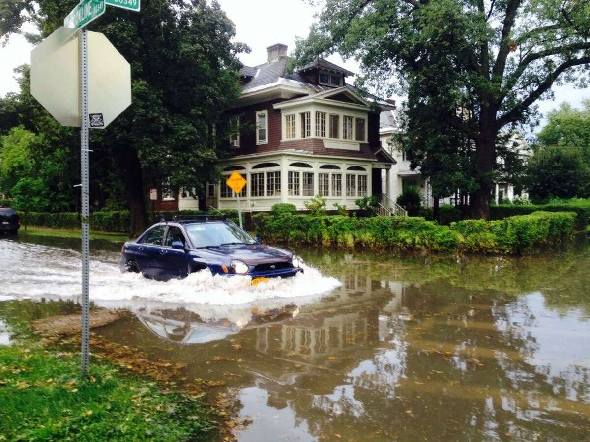 Flash thunderstorm unleashes its fury in Albany, Colonie