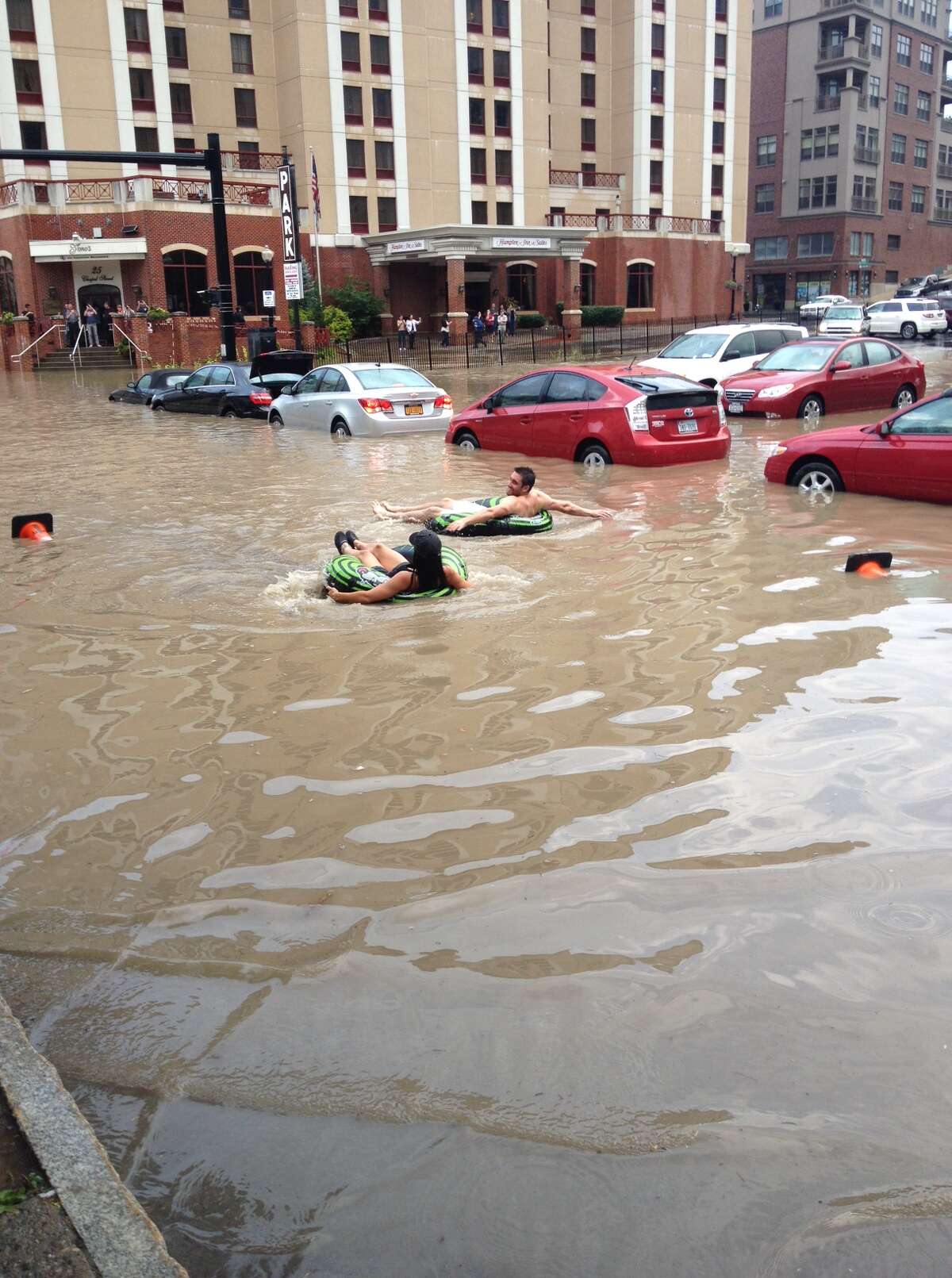 Albany cops save women as flood waters poured in