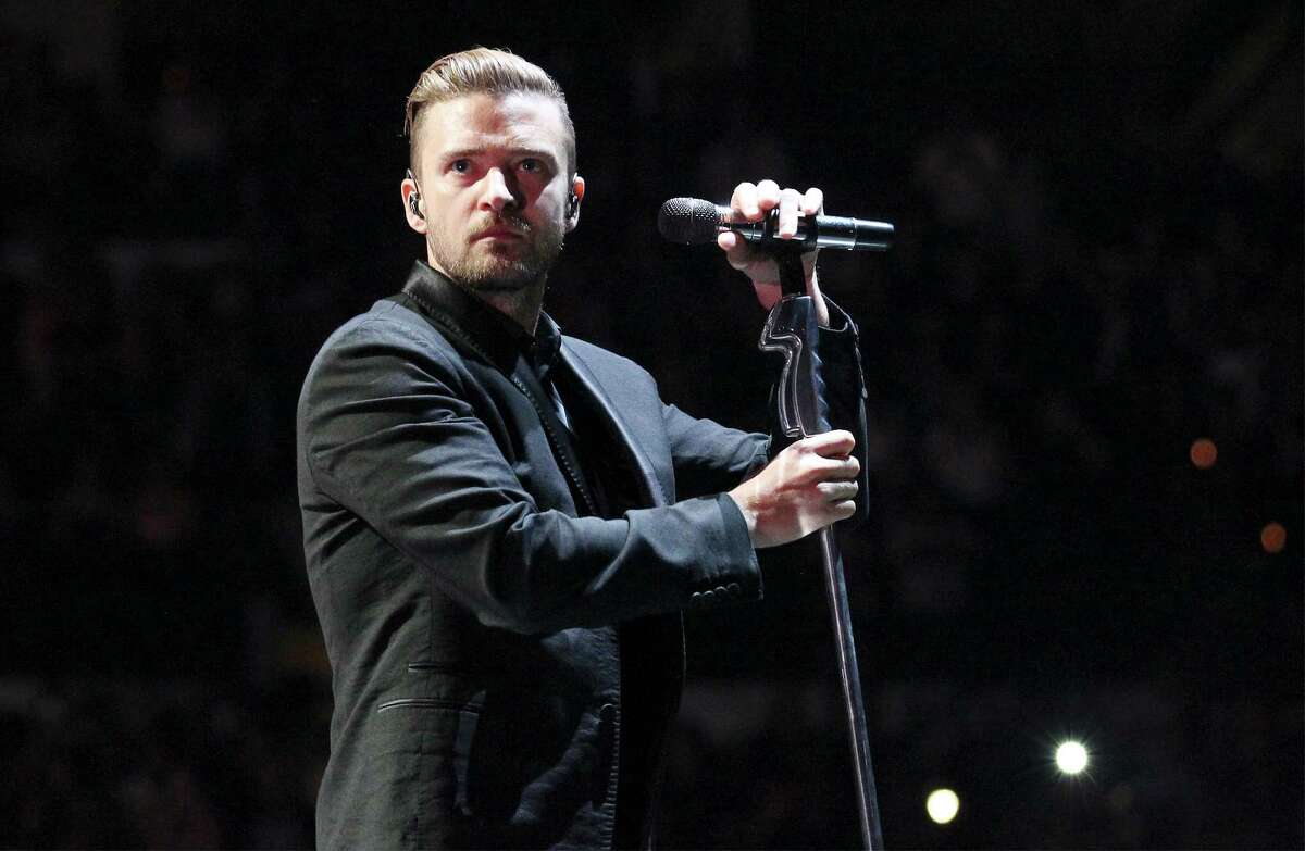 Justin Timberlake performs at the AT&T