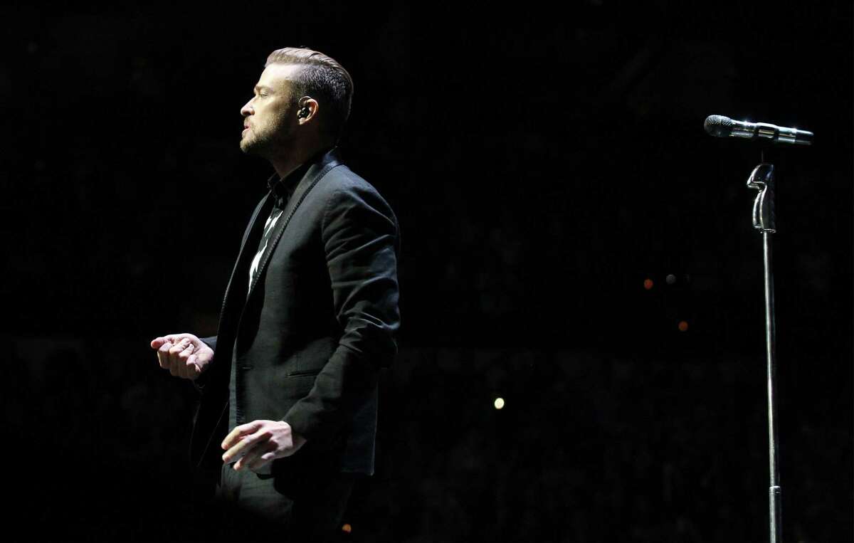 Justin Timberlake performs at the AT&T