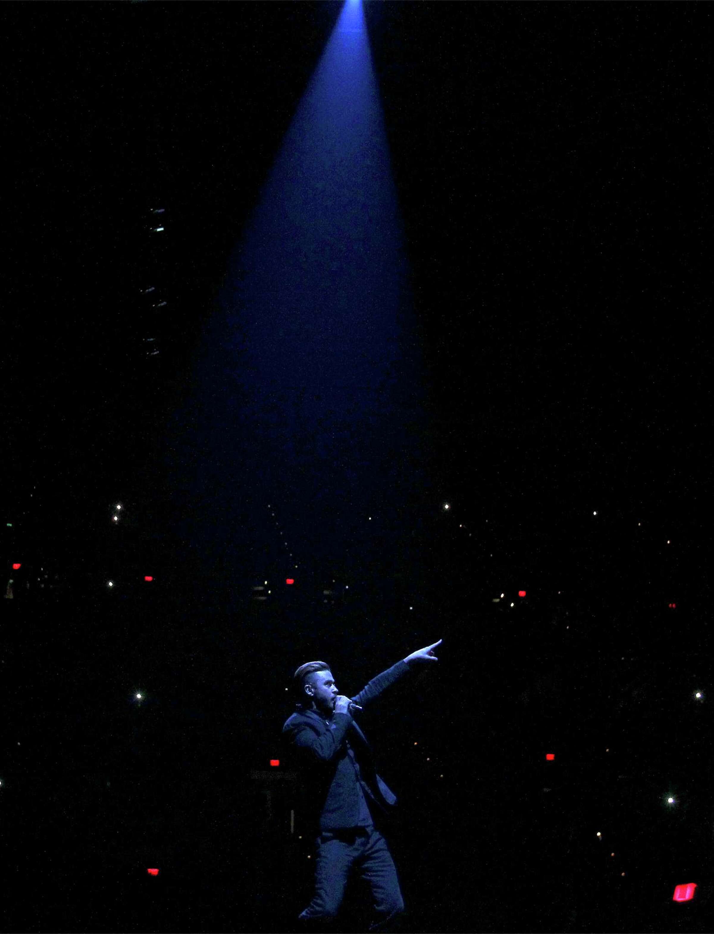 Justin Timberlake performs at the AT&T