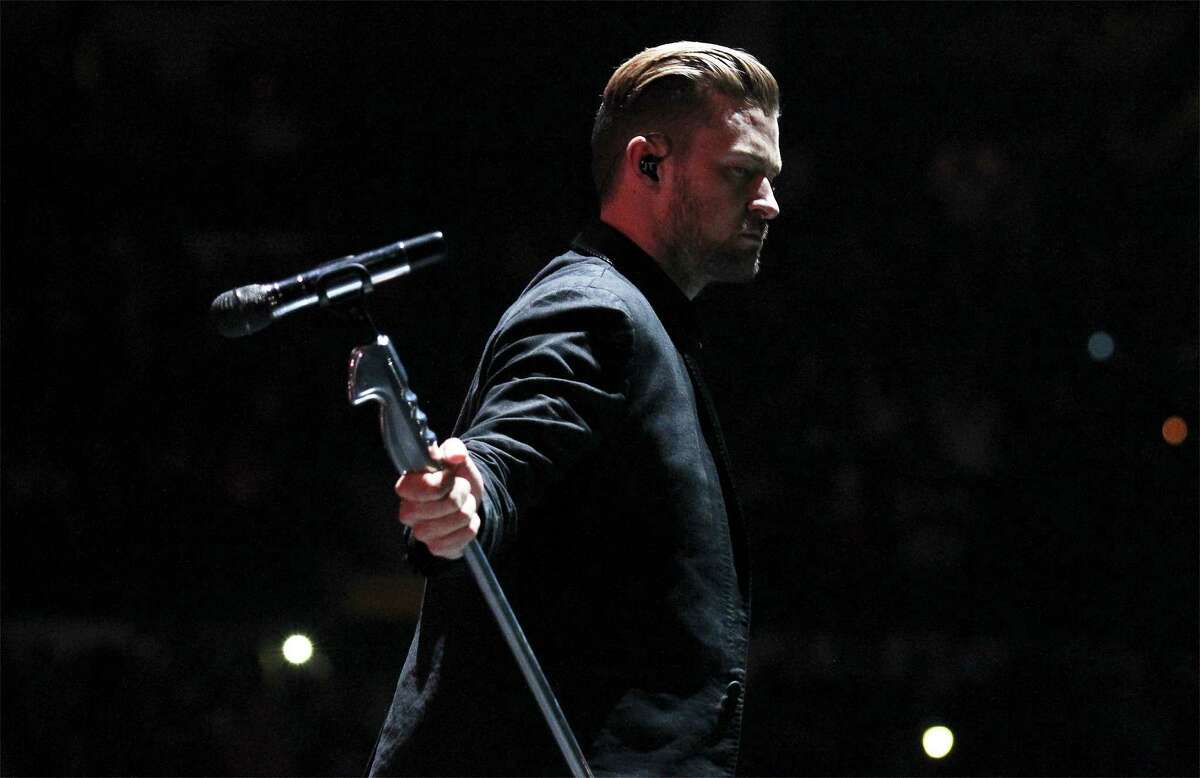 Justin Timberlake performs at the AT&T