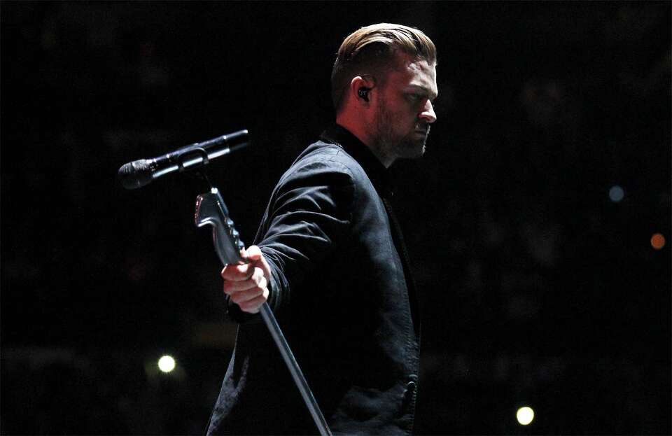 Justin Timberlake performs at the AT&T