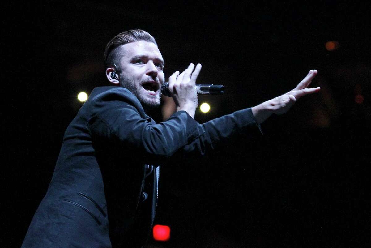 Justin Timberlake performs at the AT&T