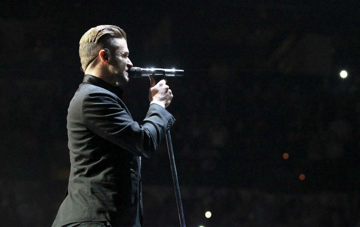 Justin Timberlake performs at the AT&T