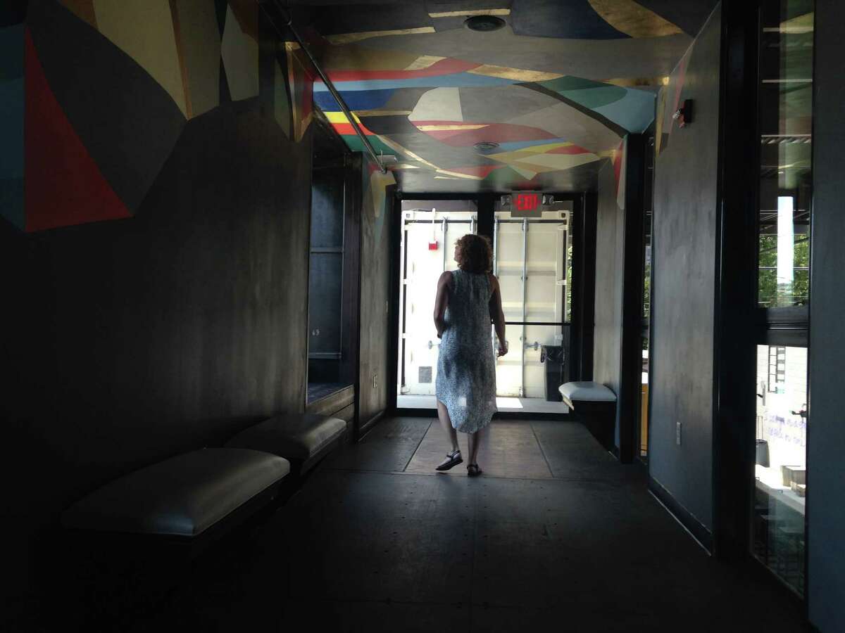 Austin bar made entirely of shipping containers