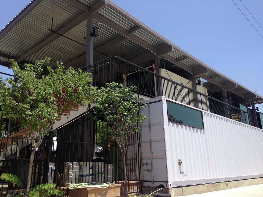 Austin bar made entirely of shipping containers