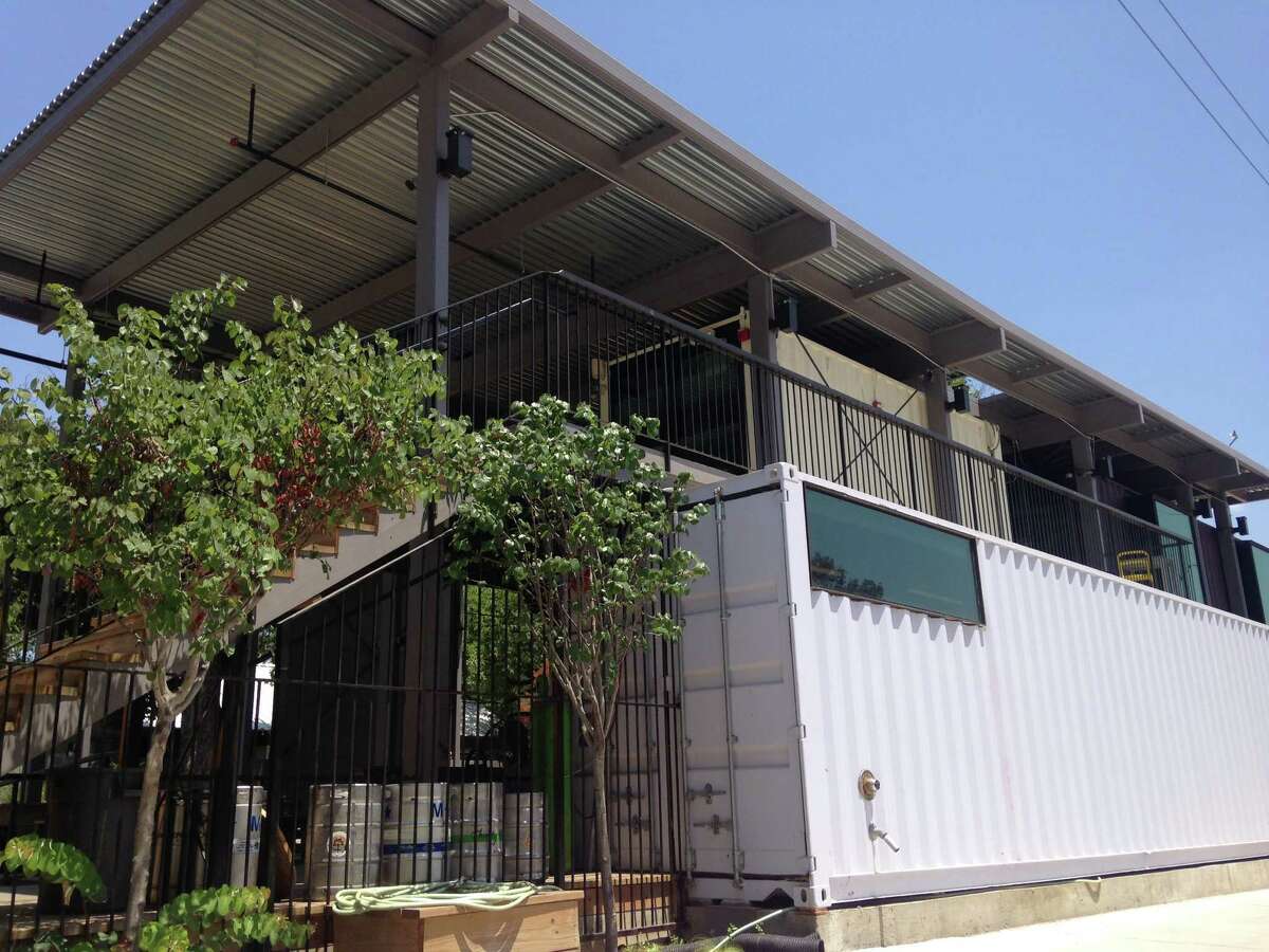 Austin bar made entirely of shipping containers