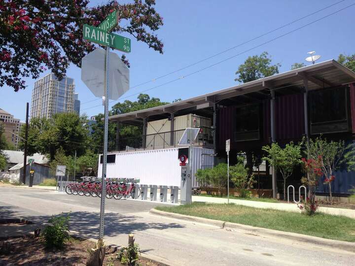 Austin bar made entirely of shipping containers