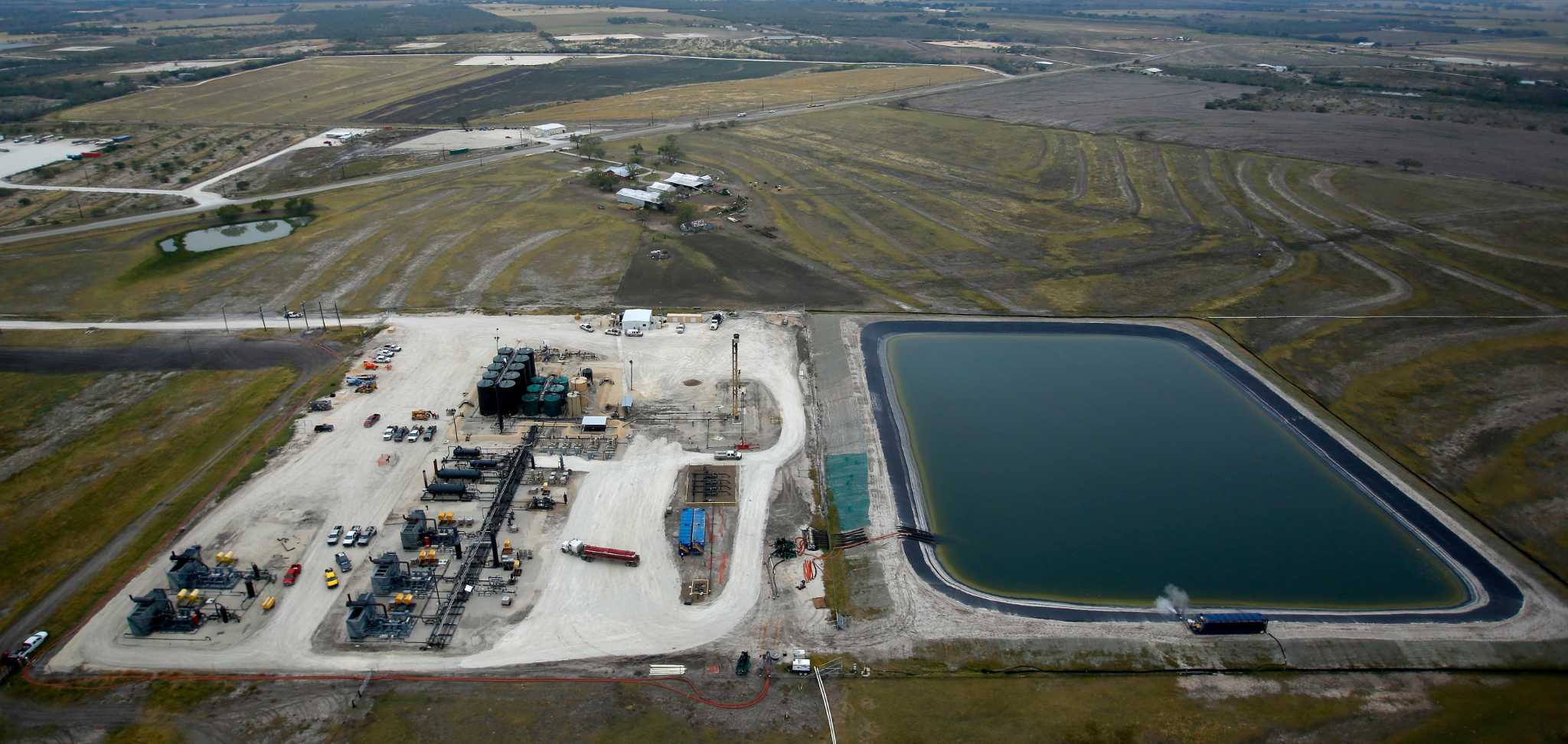 Looking for water in the oil field