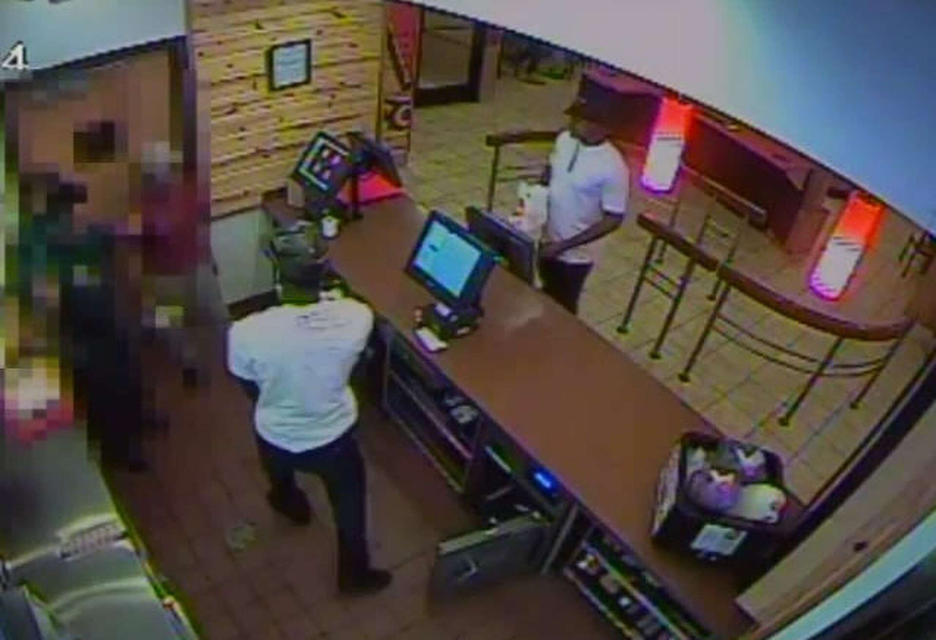 Popeye's chicken armed robbery caught on tape