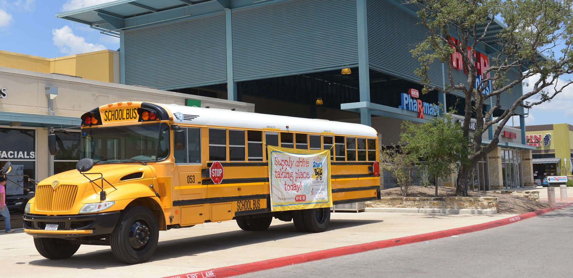 Stuff the Bus drive collects school supplies for students in need