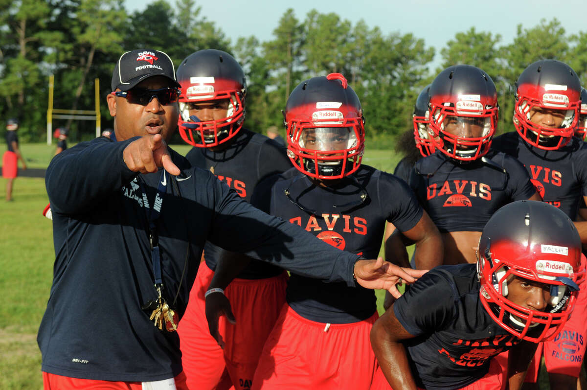 Aldine Davis begins football practice