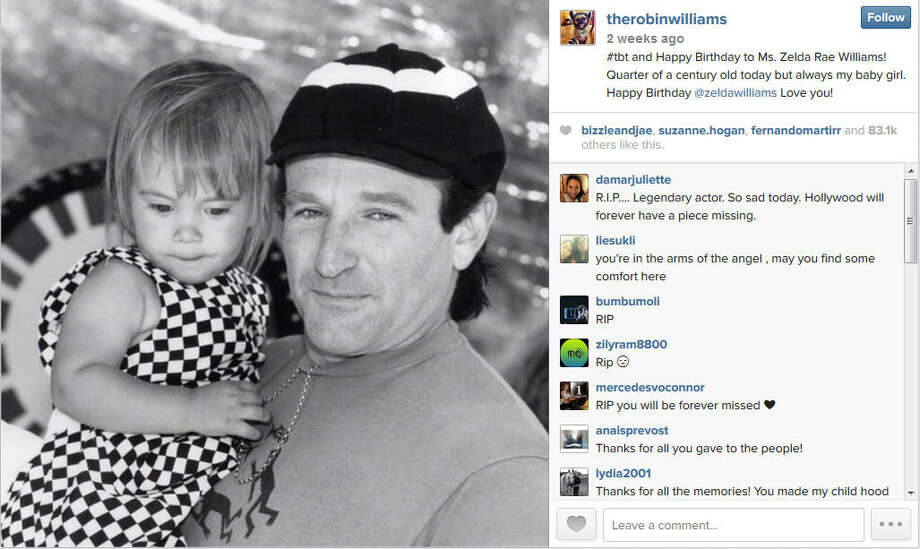 Robin Williams' family - SFGATE