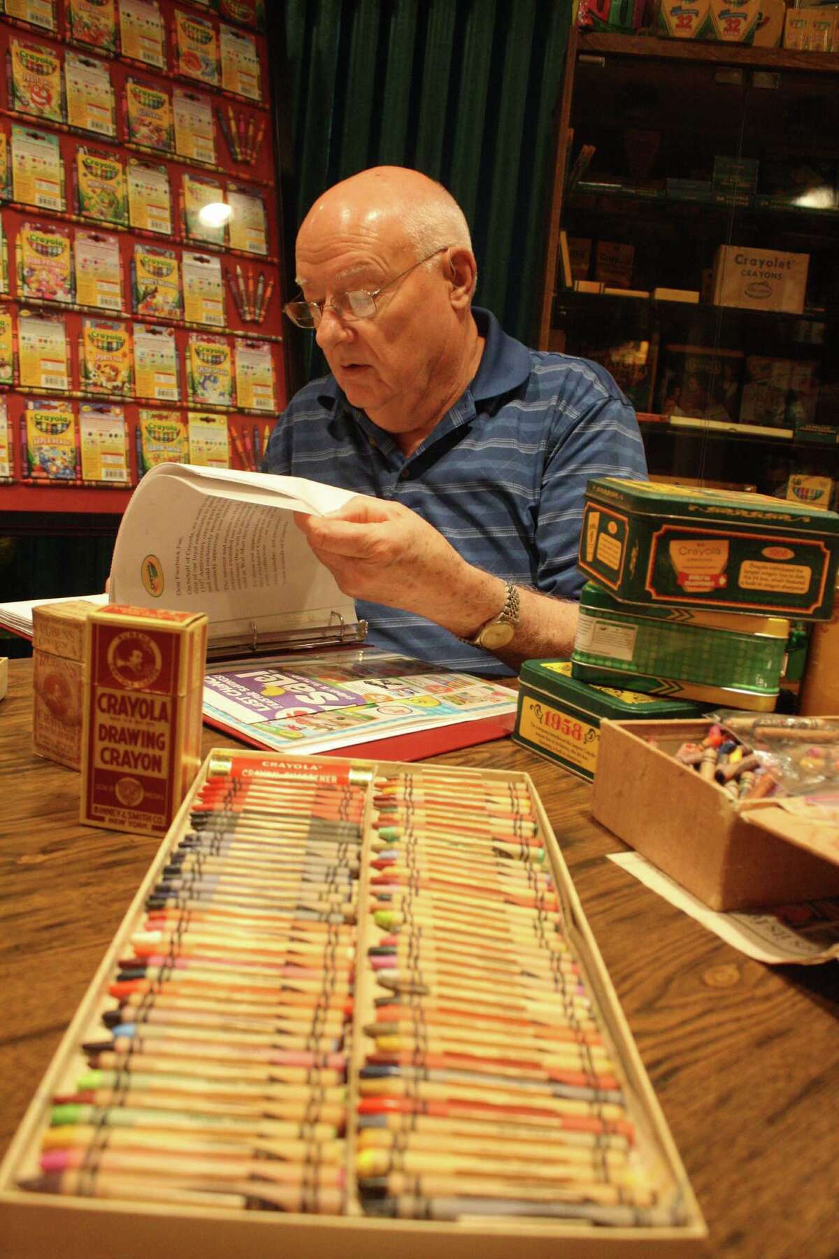 To artist/collector, Crayola isn't just kid stuff