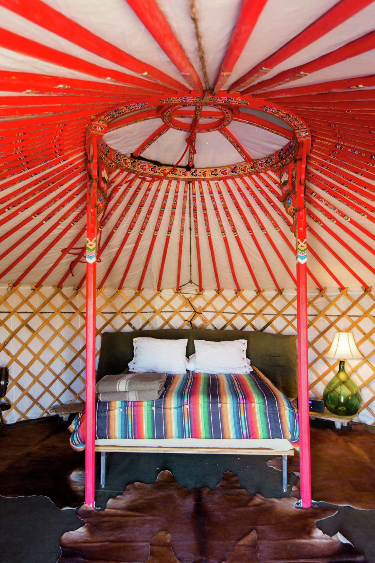 Book this yurt to channel your chic inner hippie in Marfa