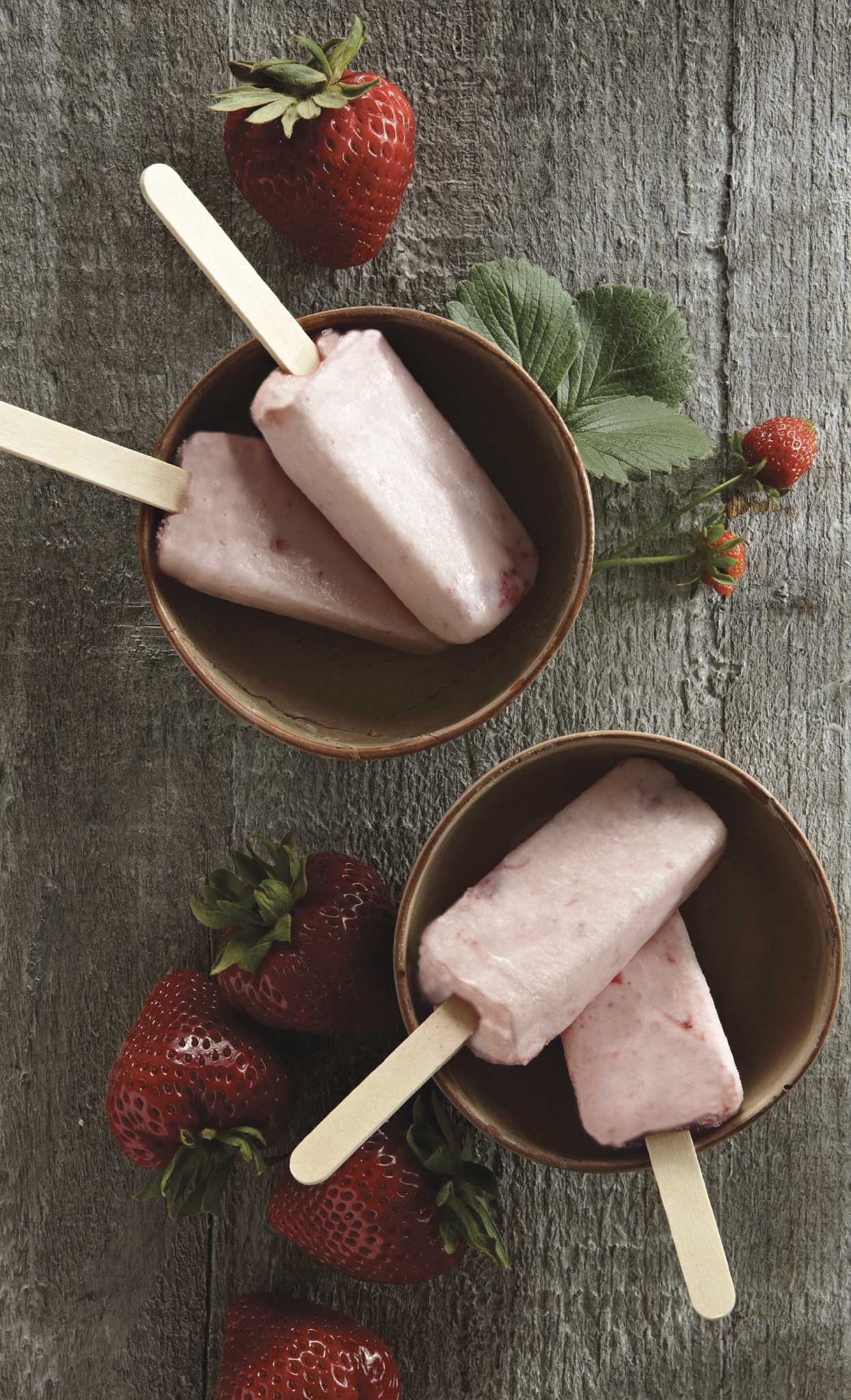 Recipe: Strawberry Lassi Ice Pops