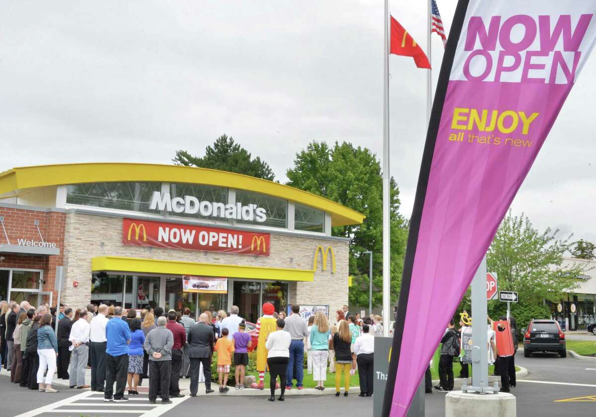 Wolf Road McDonald's grand opening