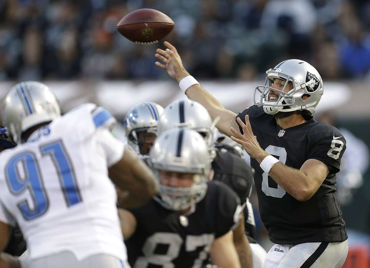 3rd-string QB Matt McGloin leads Raiders to win over Lions