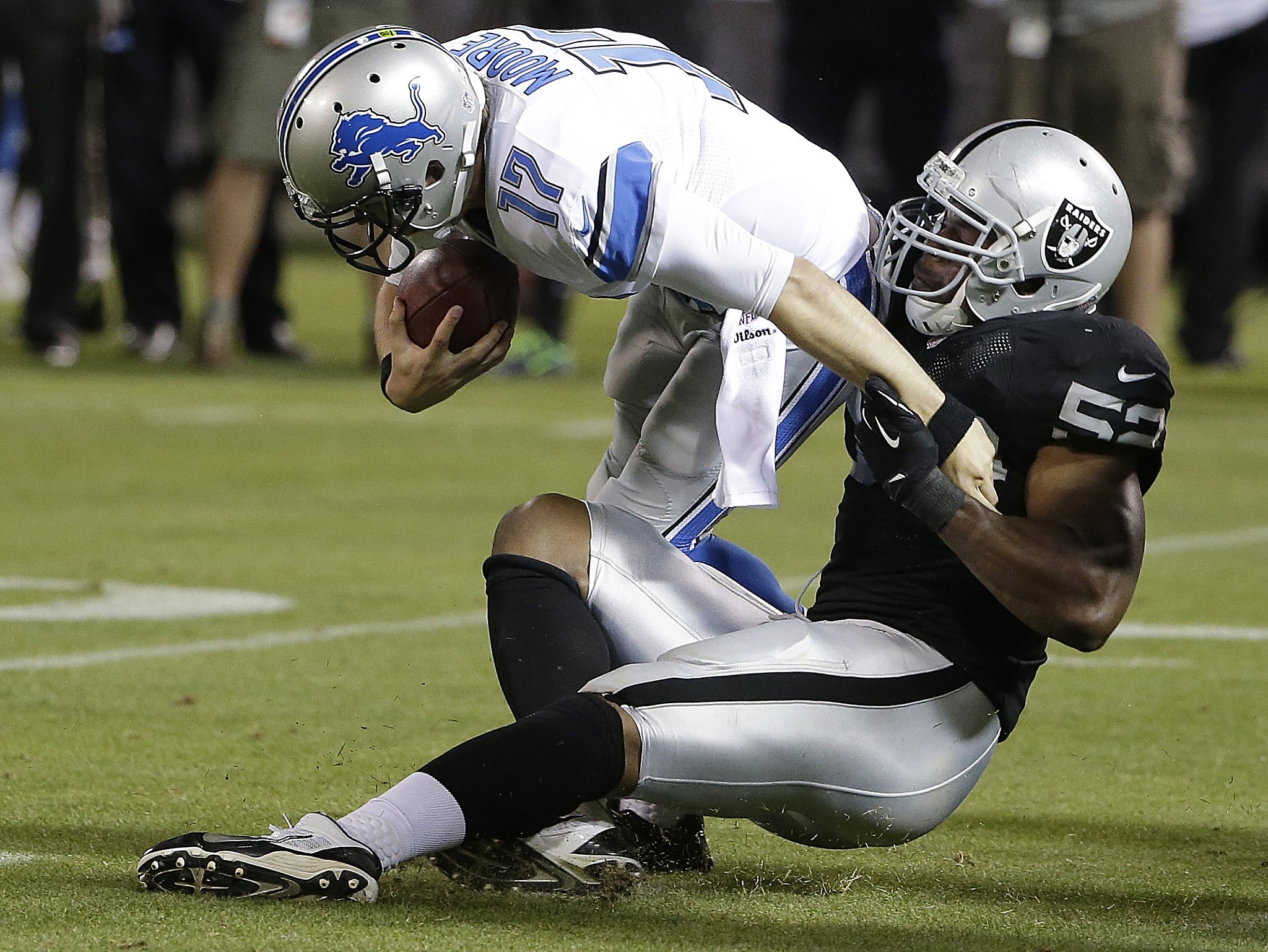 Raiders say they're not worried about rookie linebacker Mack