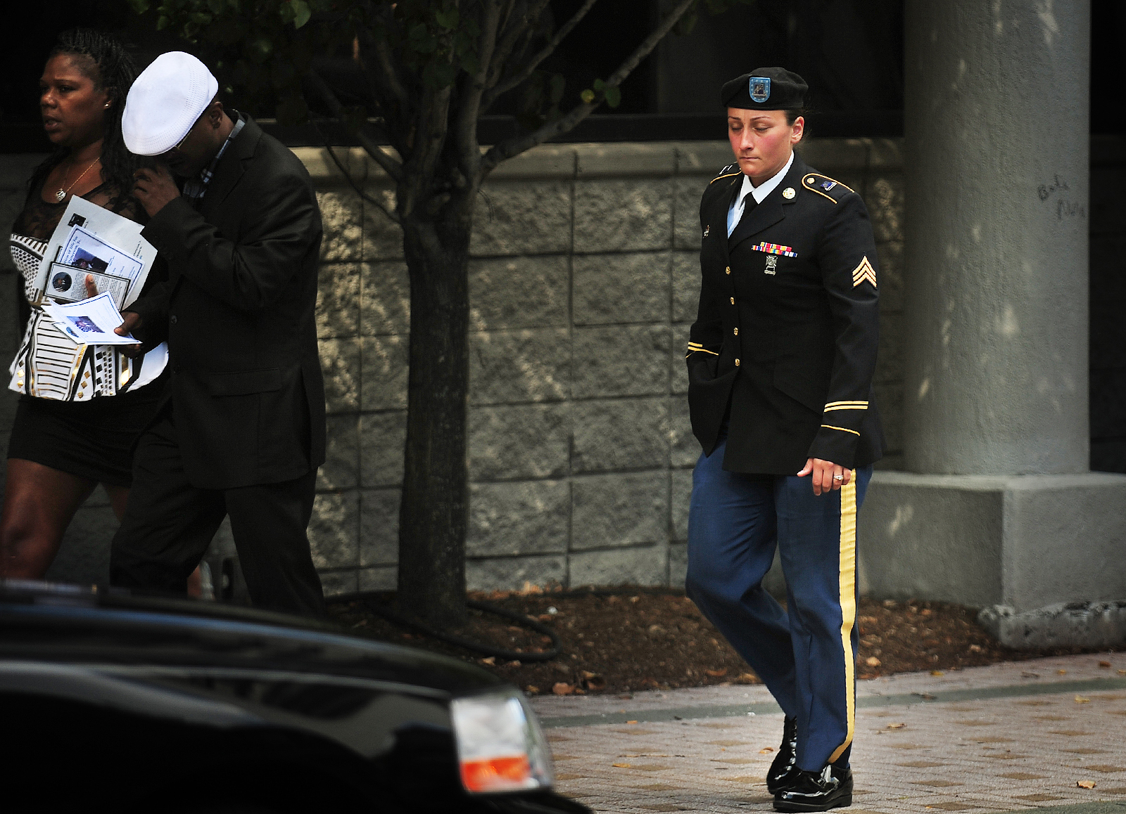 150 pack memorial service for Sgt. Ronald Patterson