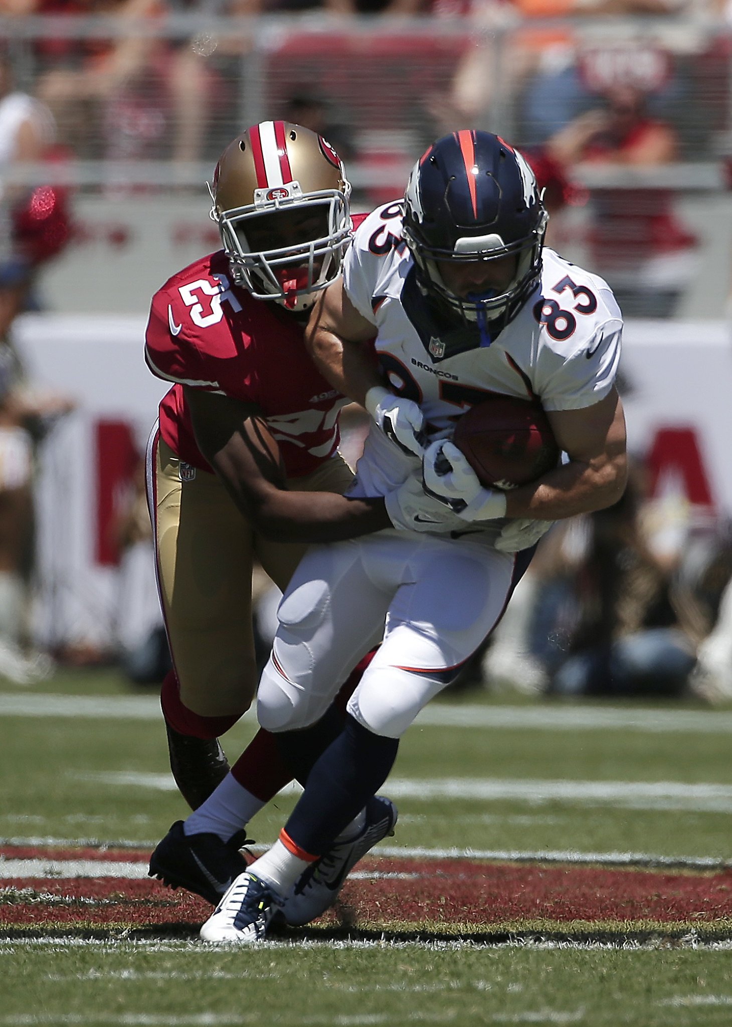 Niners' Jimmie Ward getting on-the-job training