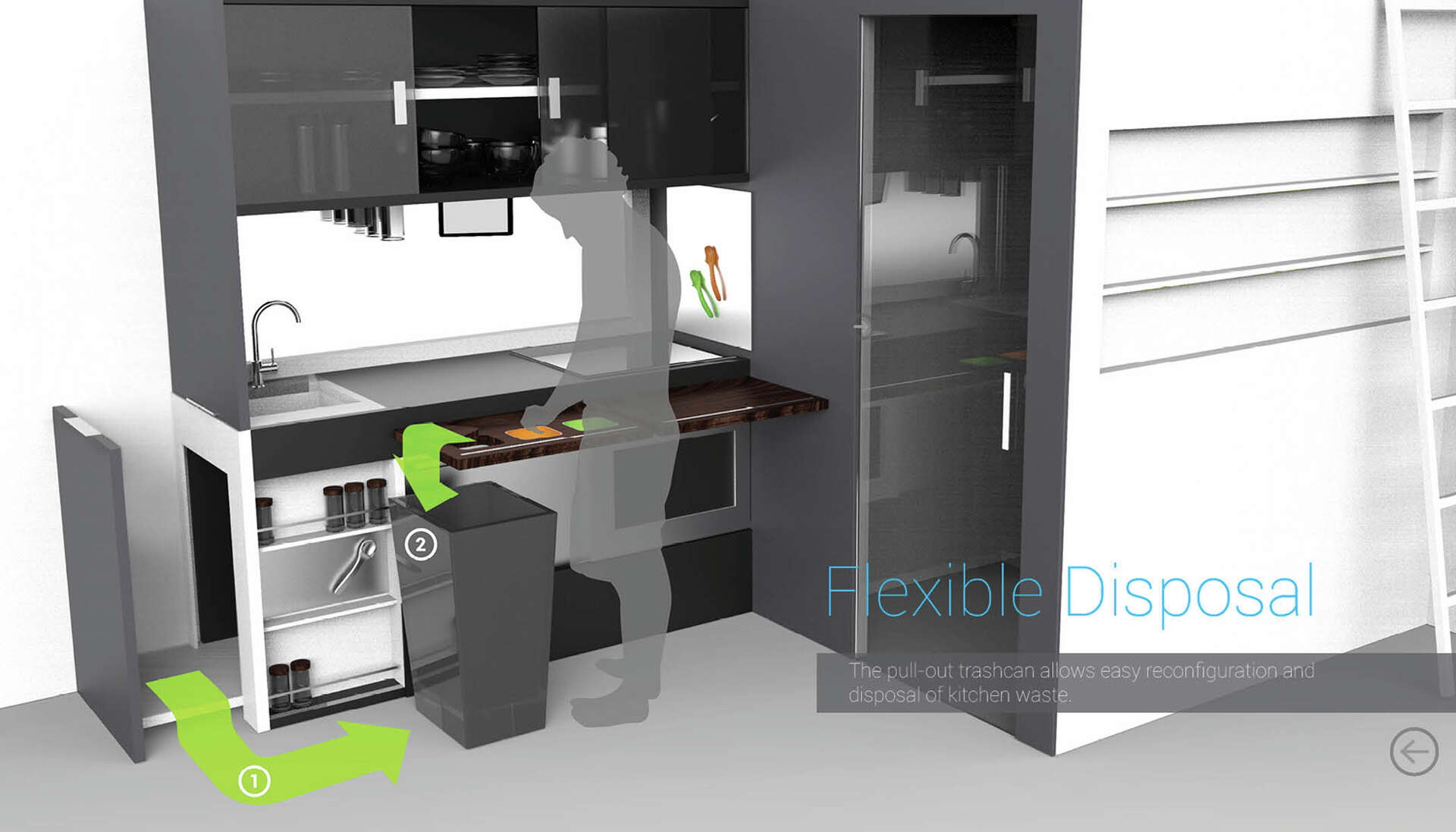 What if you could slide your kitchen out of the way?