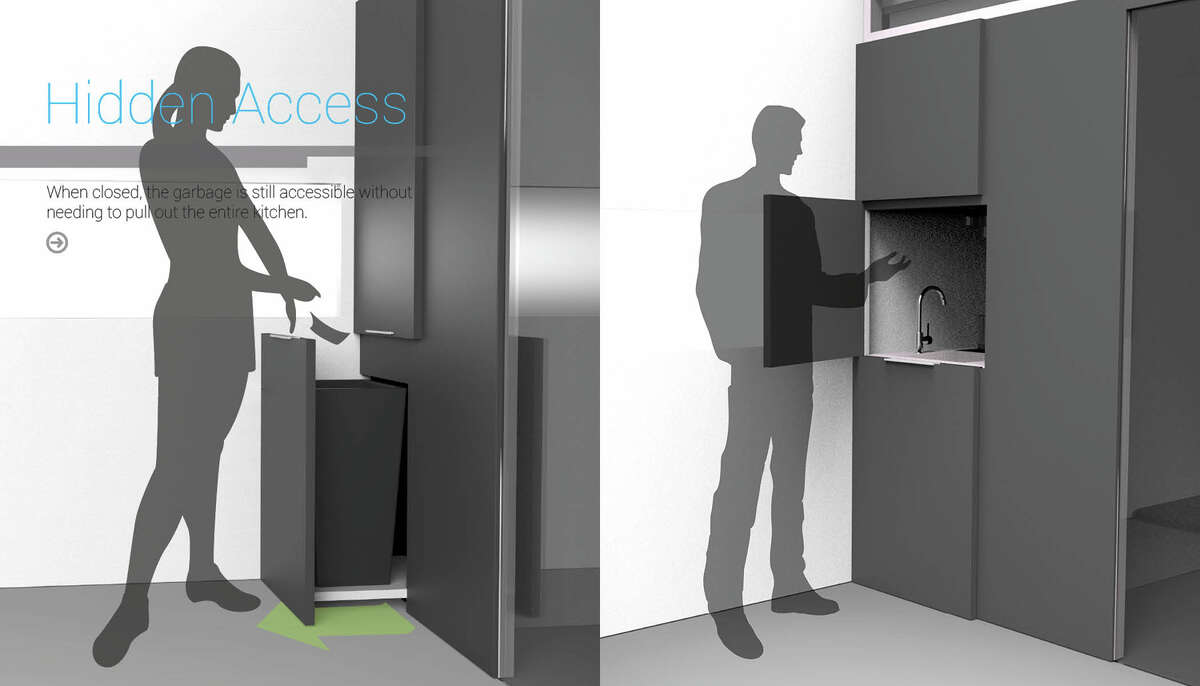 What if you could slide your kitchen out of the way?