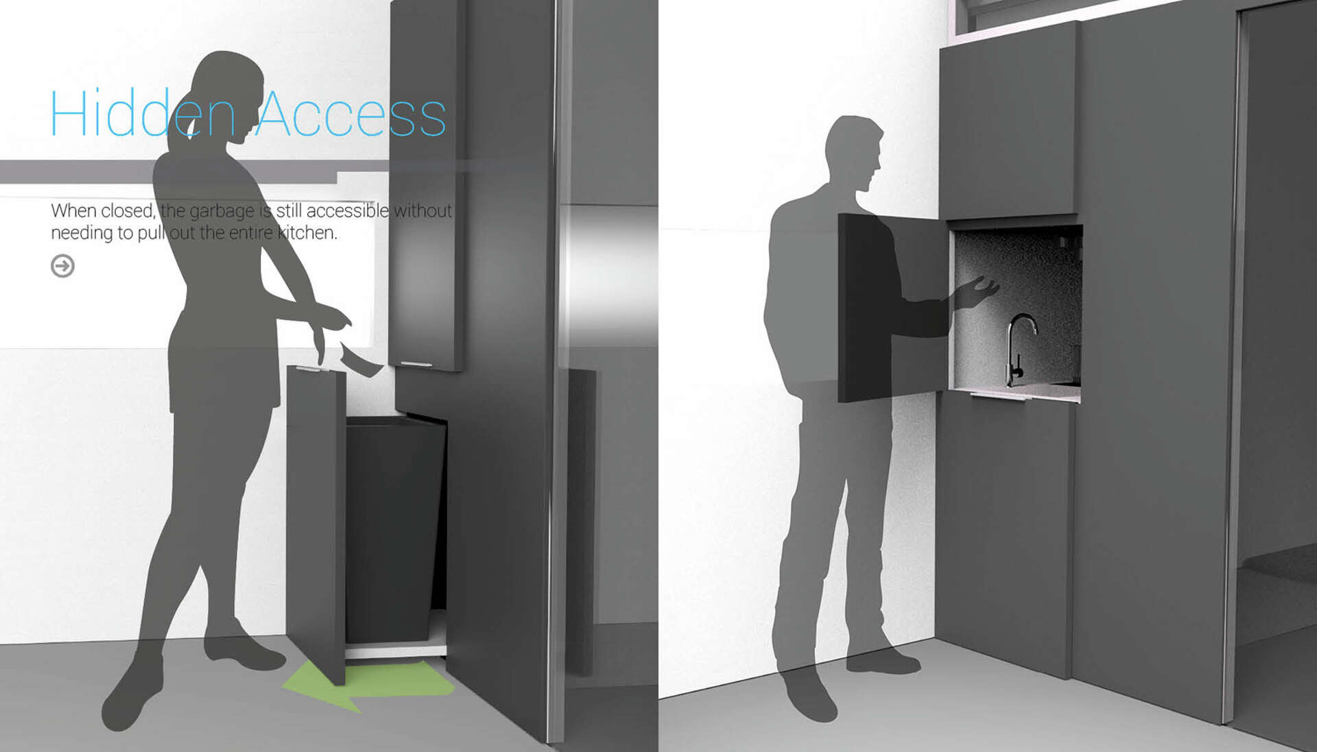 What if you could slide your kitchen out of the way?