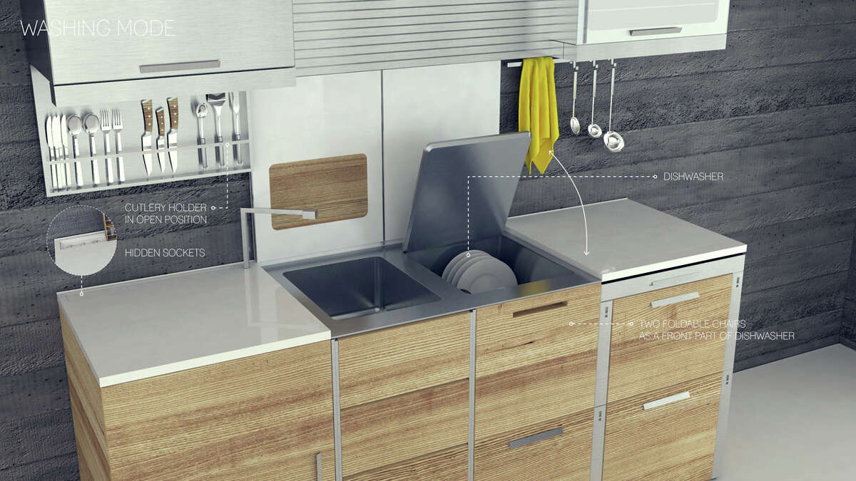 What if you could slide your kitchen out of the way?