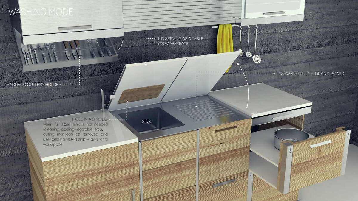 What if you could slide your kitchen out of the way?