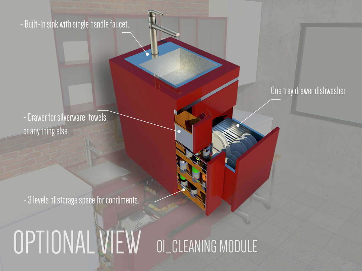 What if you could slide your kitchen out of the way?