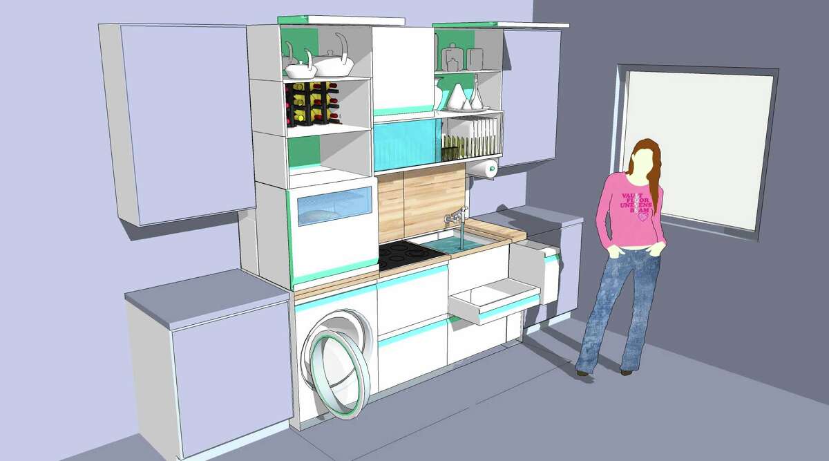 What if you could slide your kitchen out of the way?